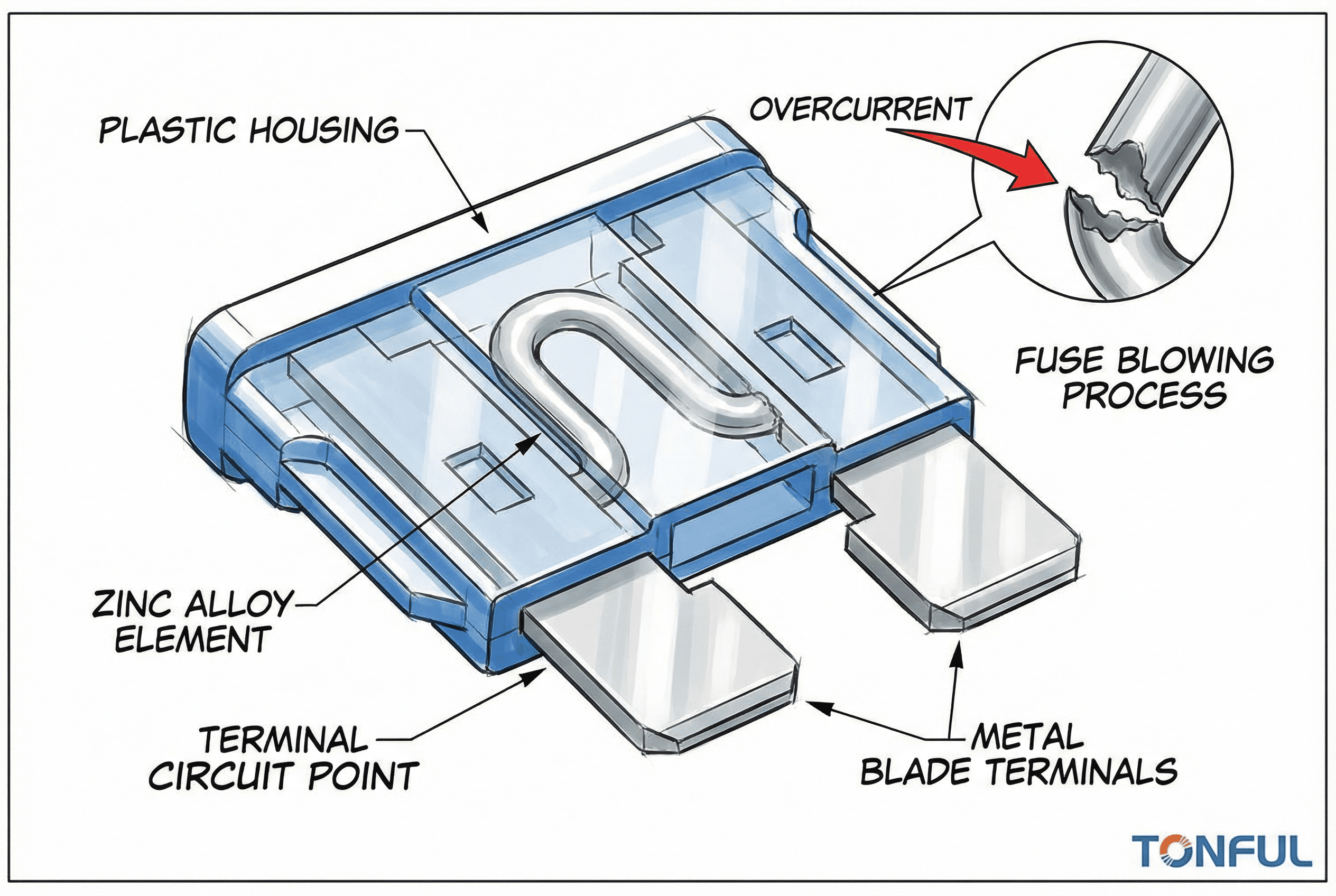 Types of Automotive Blade Fuses: ATO, ATC, Mini, Micro & Maxi | Tonful ...
